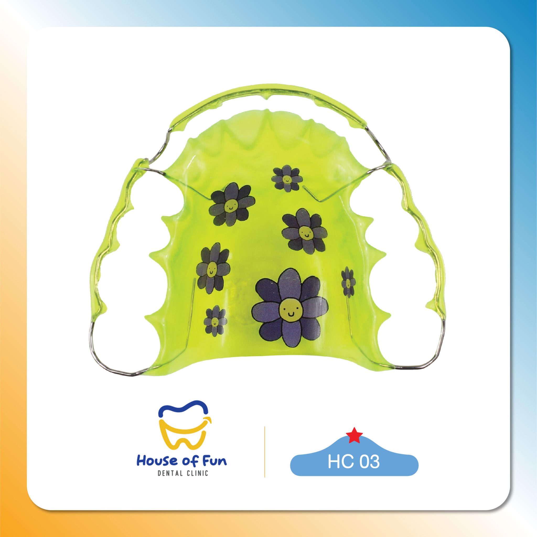 รีเทนเนอร์แบบอะคลิลิก (Acrylic Retainers) - House of Fun Dental Clinic