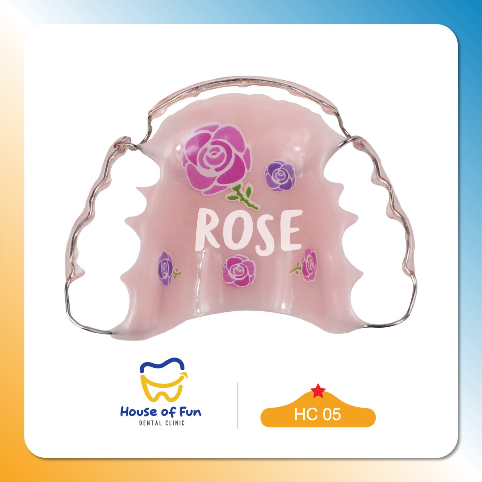 รีเทนเนอร์แบบอะคลิลิก (Acrylic Retainers) - House of Fun Dental Clinic